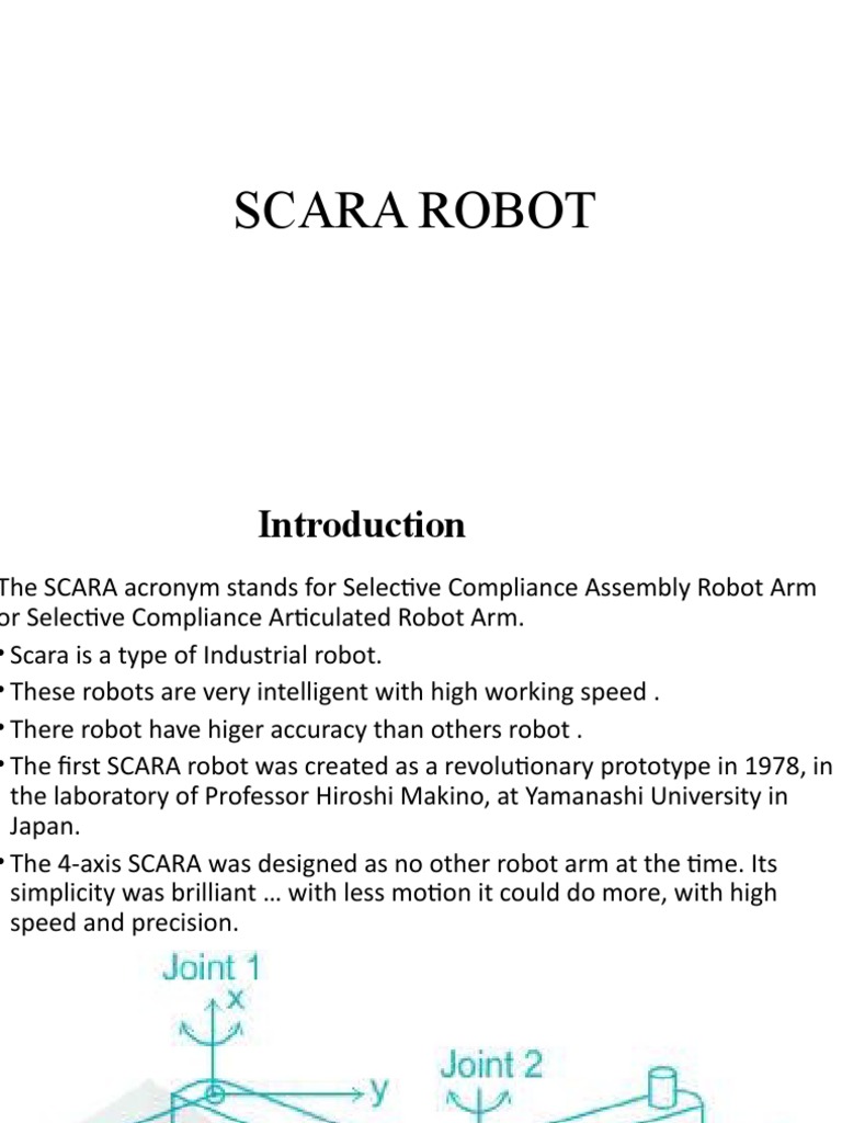 Scara Robot | PDF | Robot | Robotics