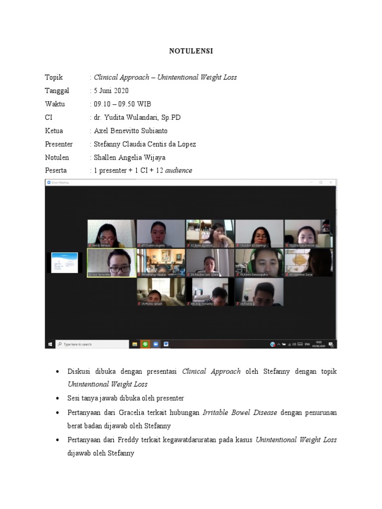 Notulensi Tep by Shallen | PDF