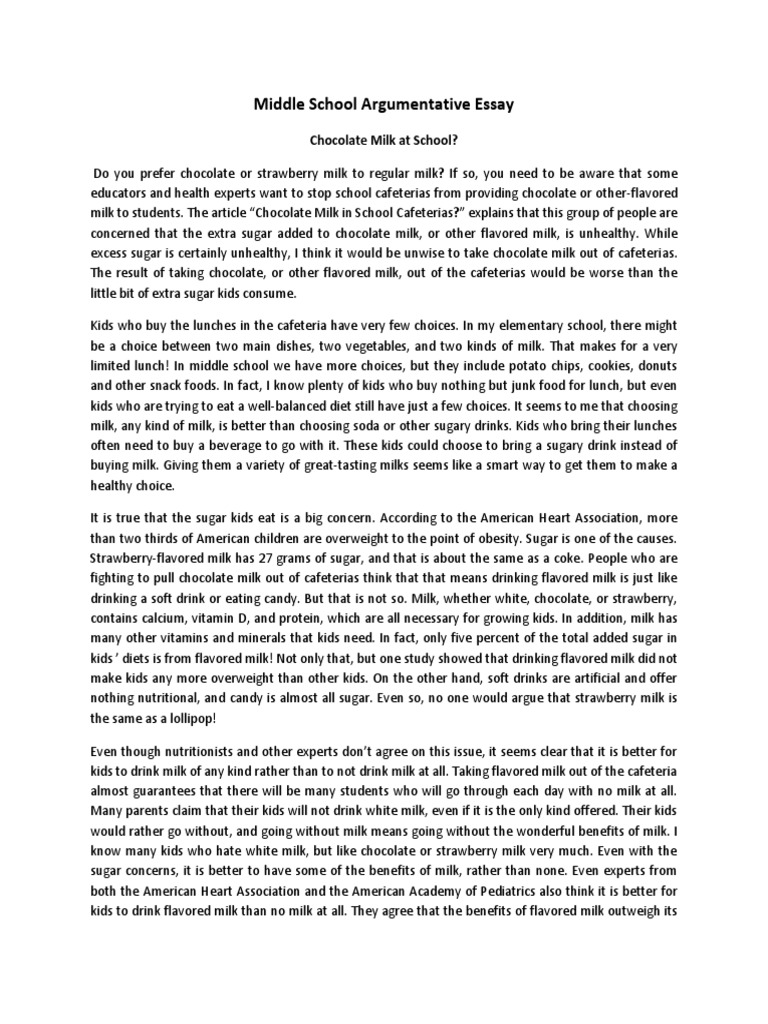 Chocolate Milk in Schools: A Balanced Approach to Nutrition and Student ...