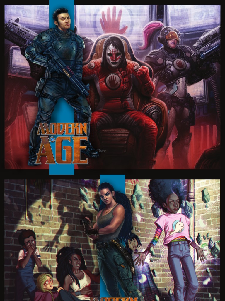 Modern AGE - Gamemasters Kit GM's Screen (GRR6303a) | PDF | Pistol | Shield