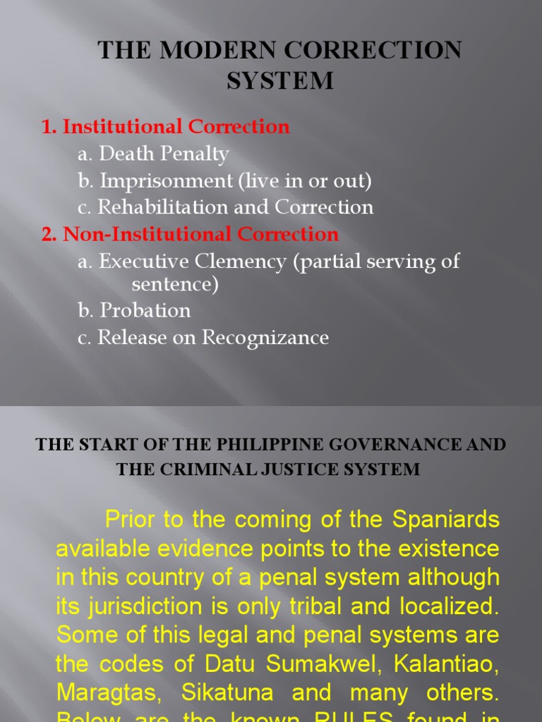 The Modern Correction System | PDF | Prison | Crime & Violence