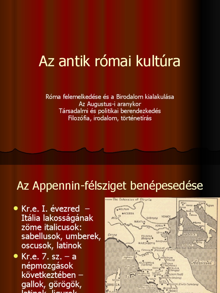 Az Antik Római Kultúra | PDF