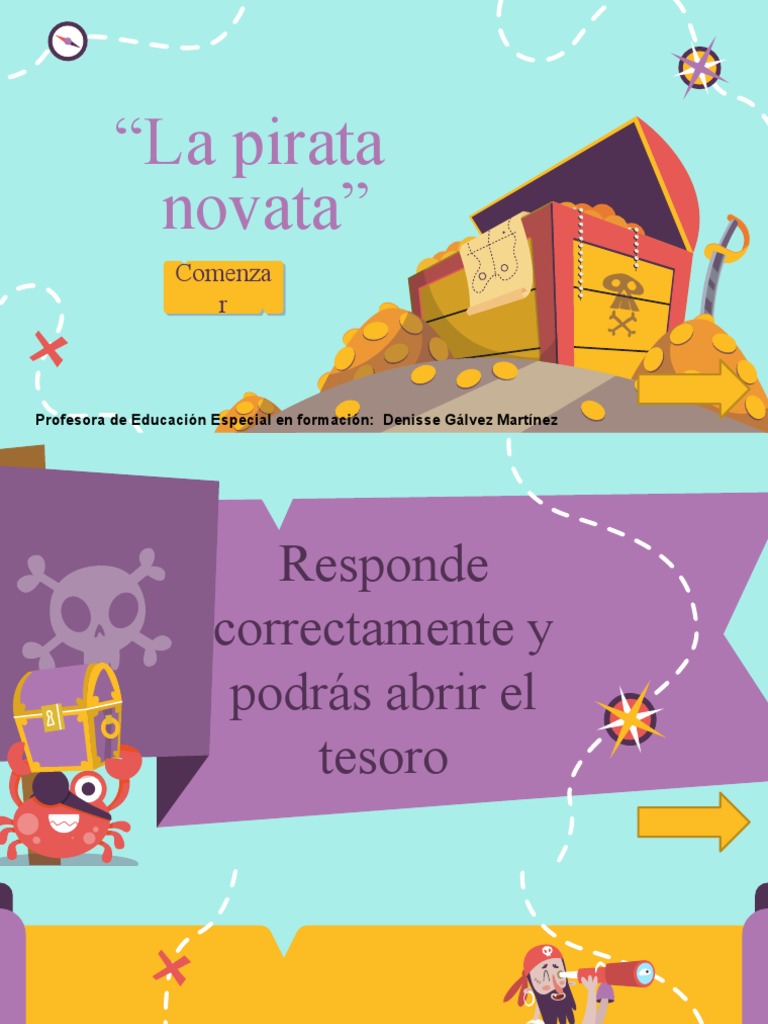 Comprensión Lectora La Pirata Novata | PDF | Piratería