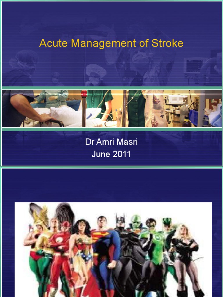 Acute Management of Stroke | PDF | Stroke | Ischemia