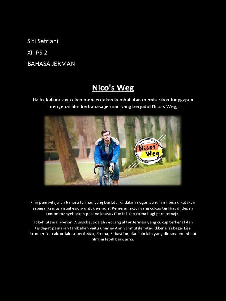 Siti Safriani XI IPS 2 Nico's Weg | PDF
