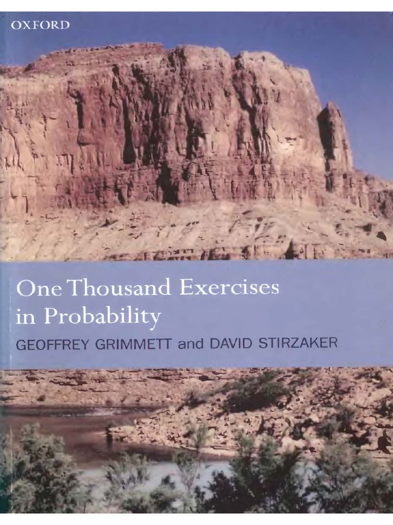 One Thousand Exercises in Probability (Solution Manual of Probability and Random Processes) by ...