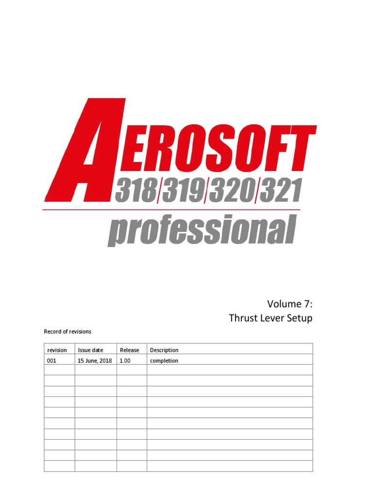 Vol7-Thrust Lever Setup | PDF | Computer Engineering | Computing
