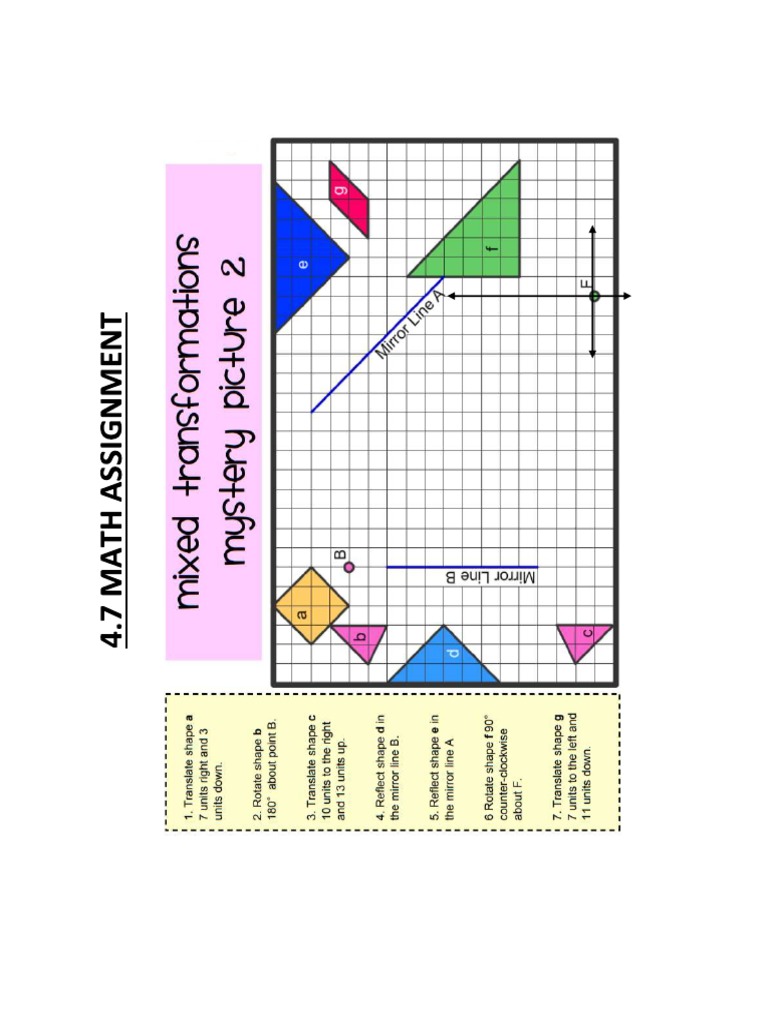 Mixed Transformations Mystery Picture 2 !!! | PDF