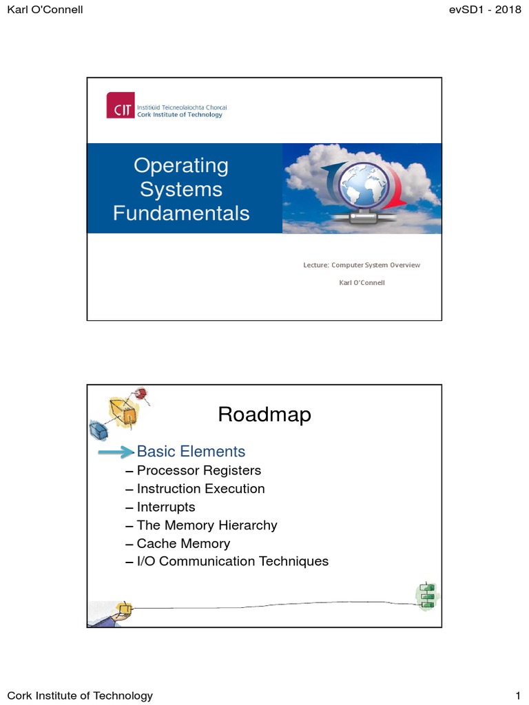 Operating Systems Fundamentals: Roadmap | Download Free PDF | Cpu Cache | Central Processing Unit