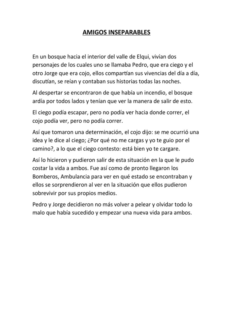 Amigos Inseparables | PDF