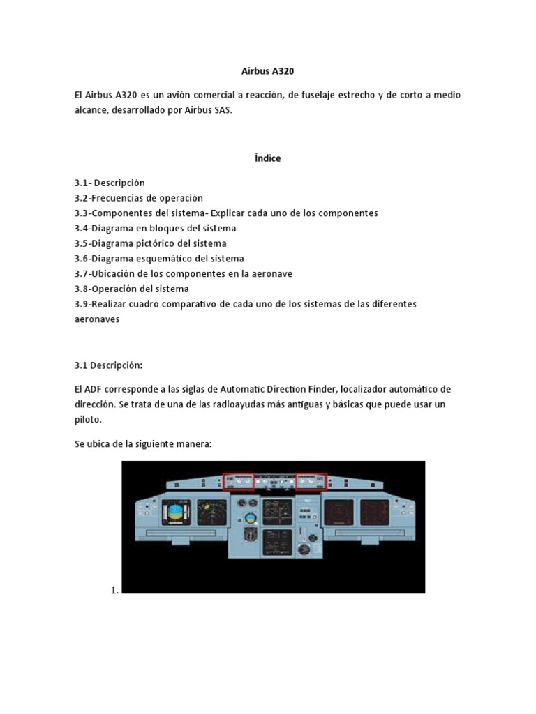 Adf Airbus A320 | PDF | Radio | Inalámbrico