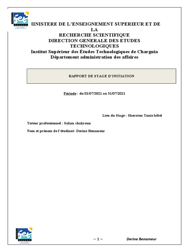 Rapport de Stage en Ressources Humaines | PDF | Gestion des ressources ...