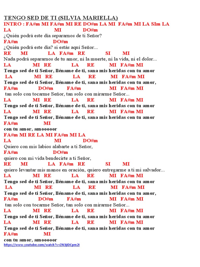 Tengo Sed de Ti Silvia Mariela | PDF