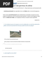 Examen Teorico Intrant Compress | PDF | Tráfico | Licencia de conducir