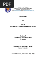 MMW Chap 2 Mathematical Language and Symbols | PDF | Set (Mathematics ...