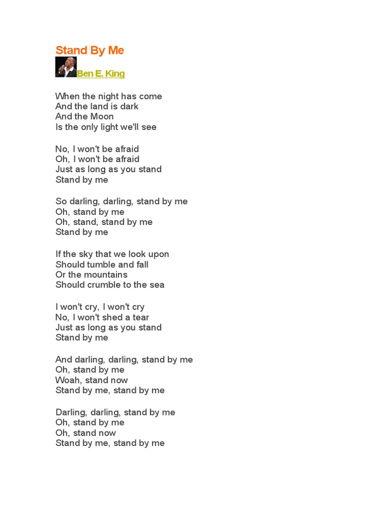 Stand by Me: Ben E. King | PDF