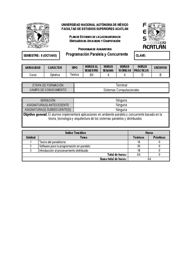 Programacion Paralela y Concurrente | PDF | Computación paralela | Unidad Central de procesamiento