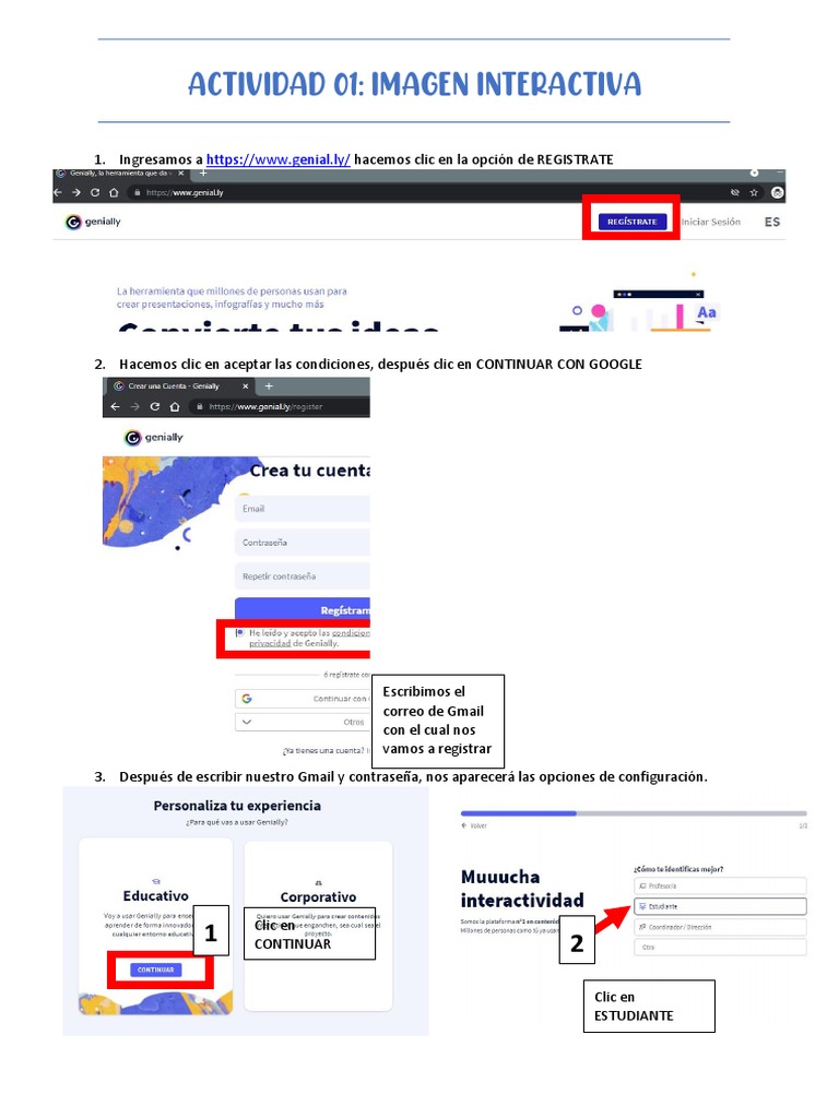 Genially - Imagen Interactiva | PDF | Ventana (informática) | Software