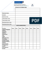 Ficha Tutoria Individual Modelo | PDF | São Paulo
