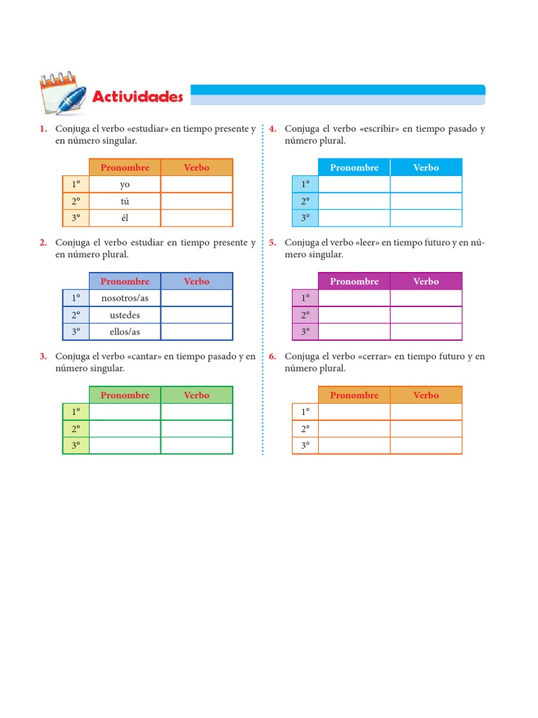 Conjugación de Verbos | PDF