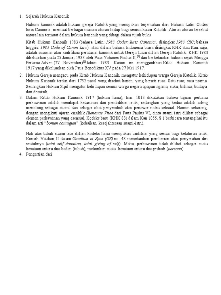Sejarah Hukum Kanonik | PDF