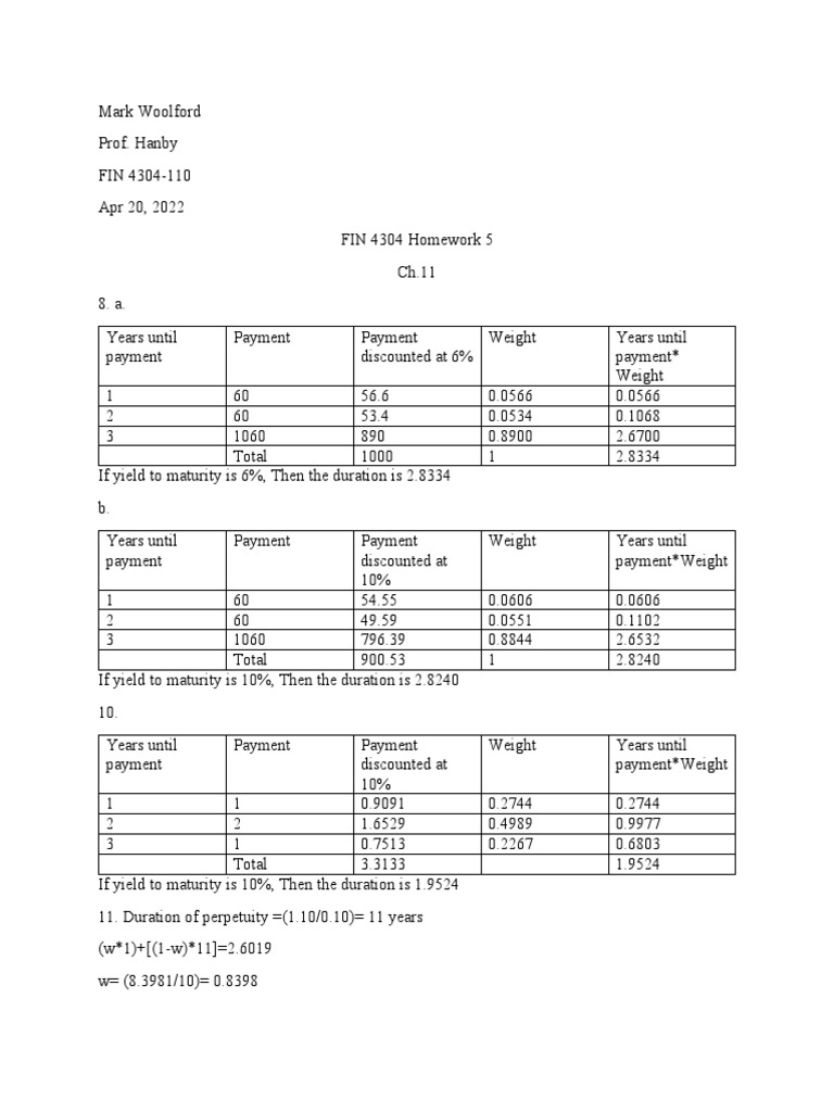 calculating-duration-yield-to-maturity-and-weighted-average-portfolio