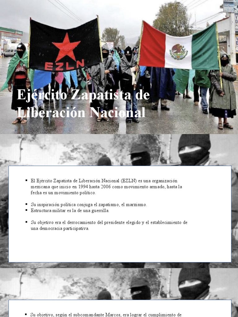 Historia del EZLN y sus líderes | PDF | Ejército Zapatista de ...