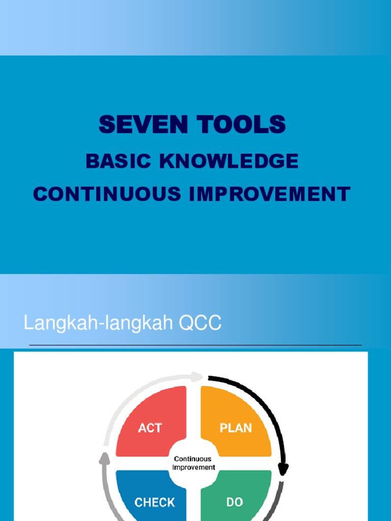 Seven Tools Basic Knowledge Continuous Improvement | PDF