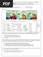 Atividade Present Continuous | PDF