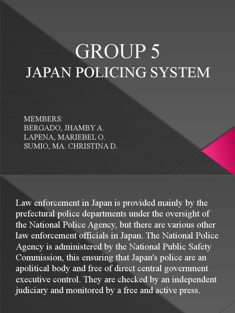 Overview of Japan's Policing System | PDF | Emergency Services ...
