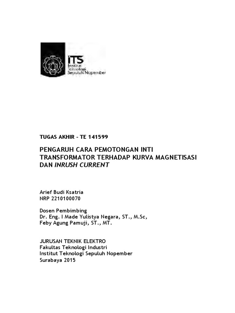 Potongan Inti Trafo | PDF