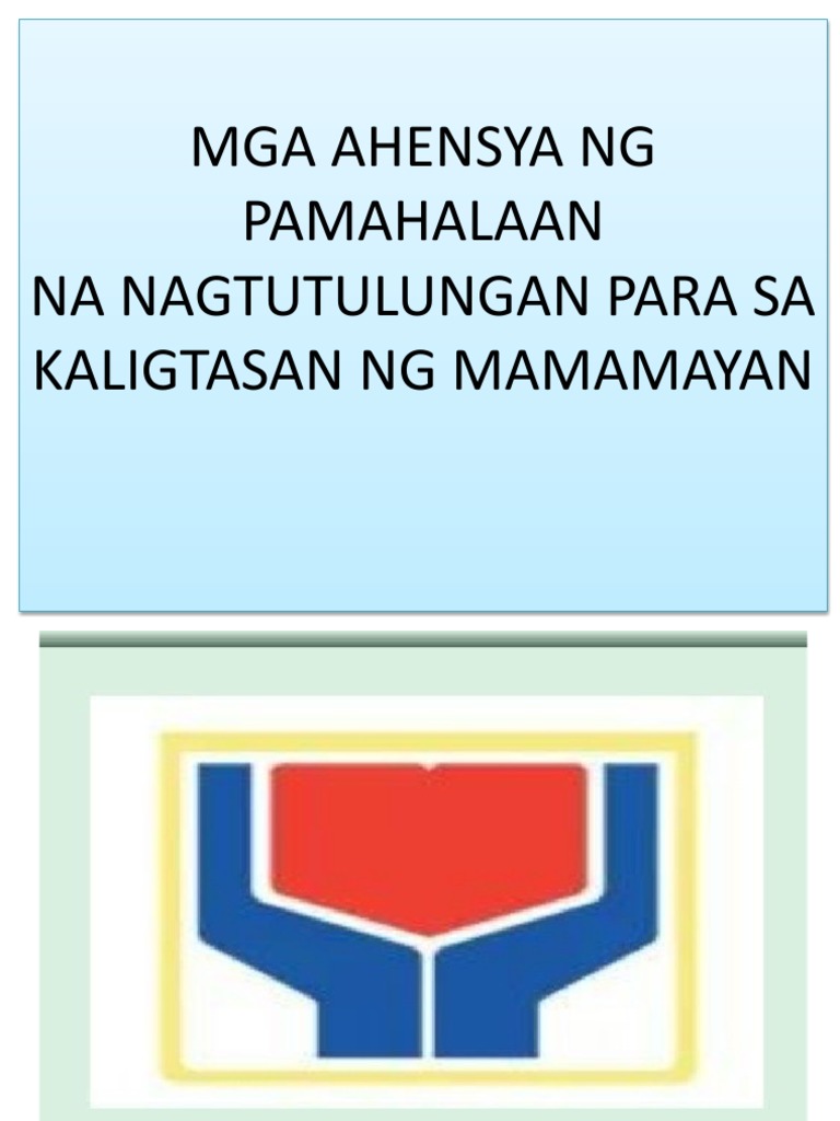 Mga Ahensya NG Pamahalaan | PDF