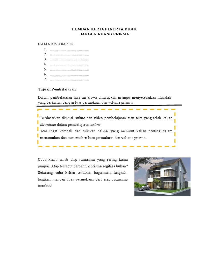 LKPD Prisma | PDF