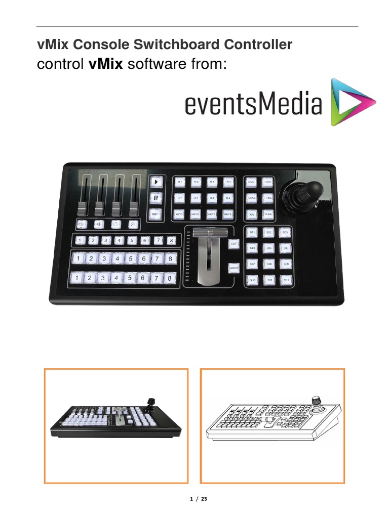 VMix Control Panel Manual - EM | PDF | Usb | Button (Computing)