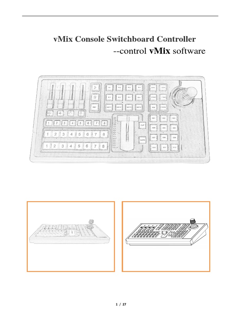 VMix Control Panel Manual - 20201020 | PDF | Usb | Button (Computing)