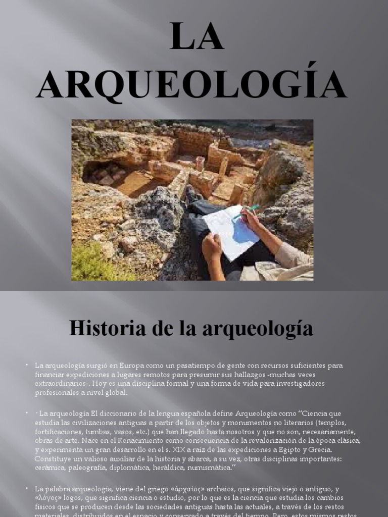 La Arqueología | PDF