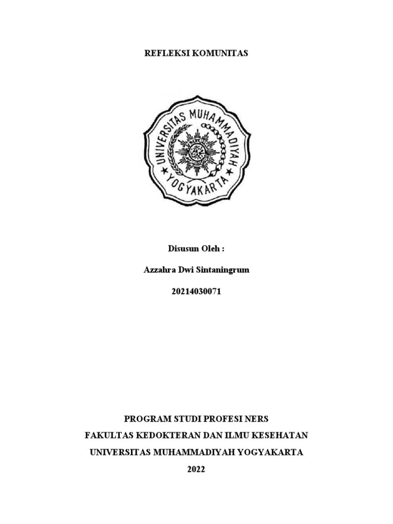 Refleksi Kasus Komunitas | PDF