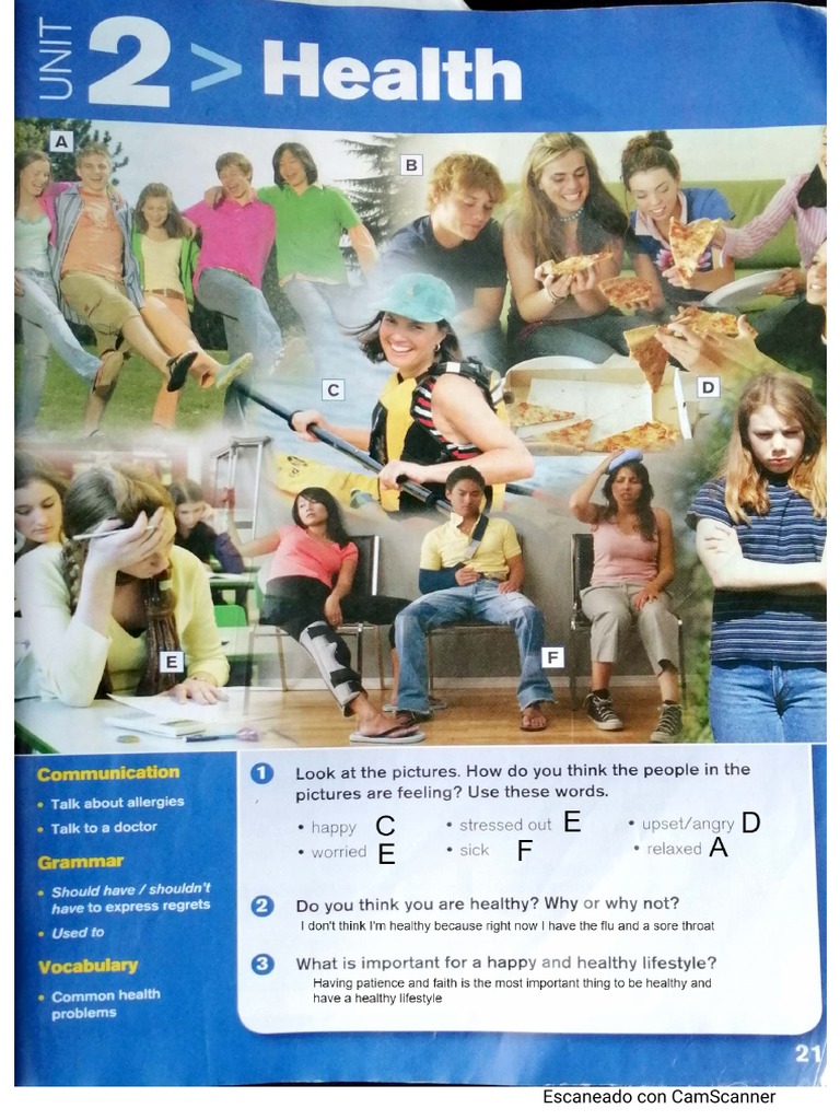 Health (Unit 2) | PDF