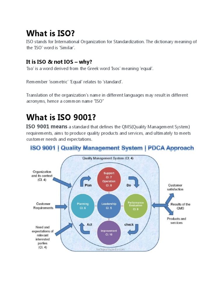 What Is ISO | PDF