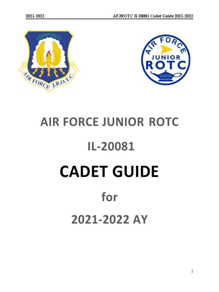 Cadet Guide 2020-2021 1 | PDF | Military Rank | Flag