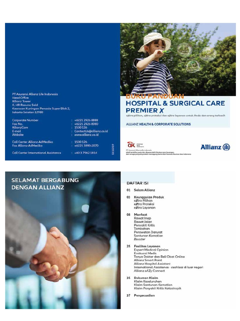 Buku Panduan HS Care Premier X | PDF