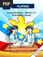 Grade 7 Filipino - MODULE 1 To 4 | PDF
