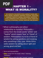Ge 8: Ethics: (PDF Notes) | PDF | Morality | Objectivity (Philosophy)