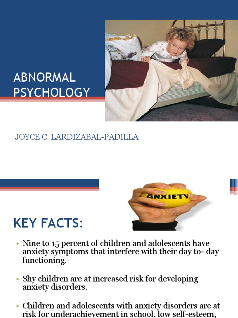 Abnormal Psychology: Joyce C. Lardizabal-Padilla | PDF | Anxiety ...