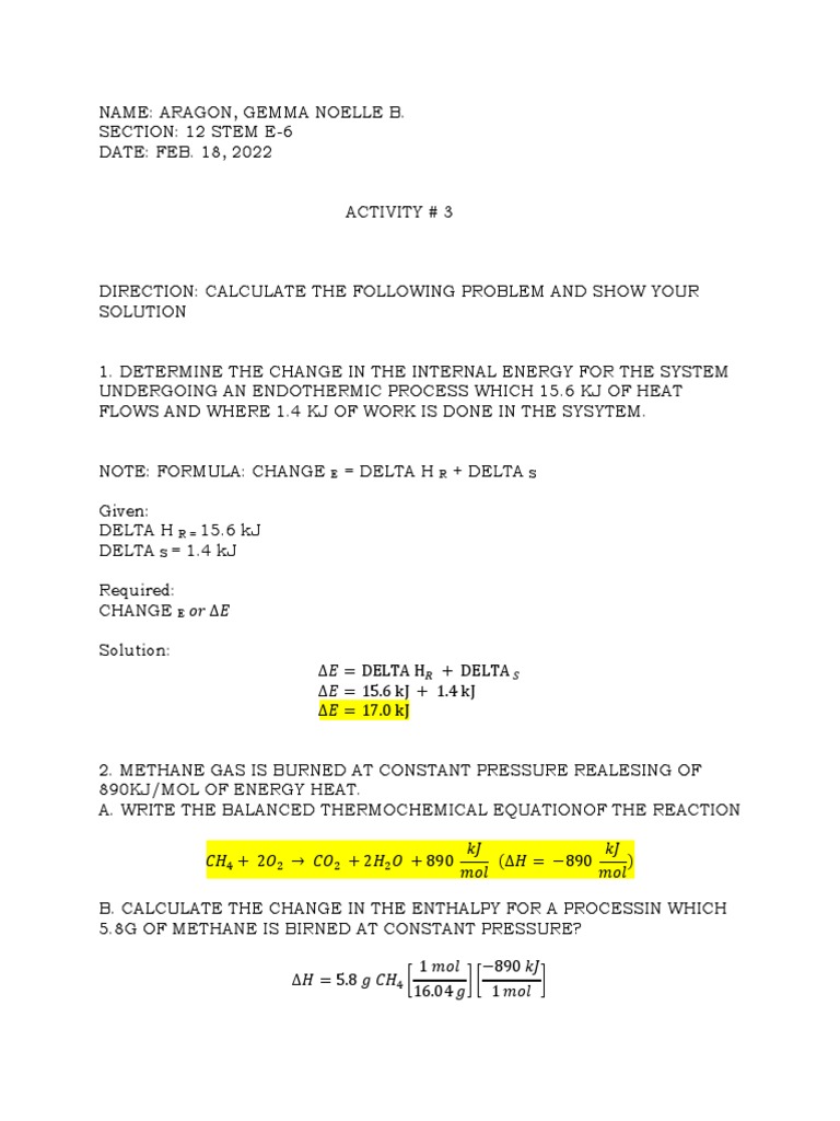 General Chemistry - Problem Solving | PDF