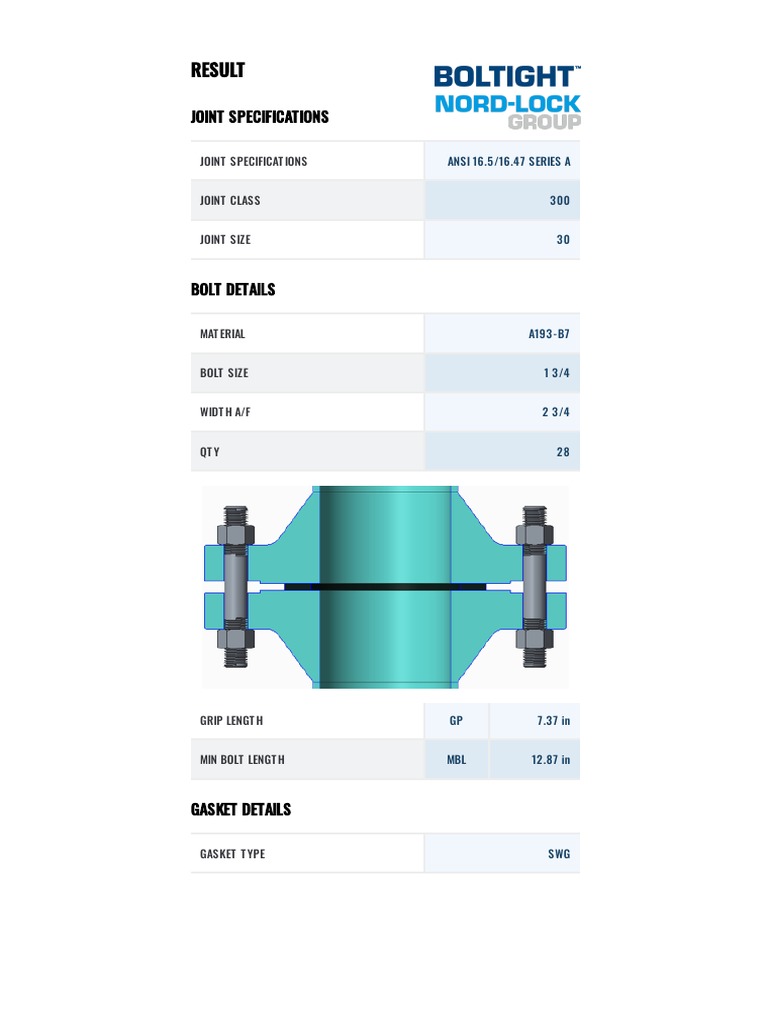 Table Torque Tabel Torsi Baut Flange PDF Free | PDF