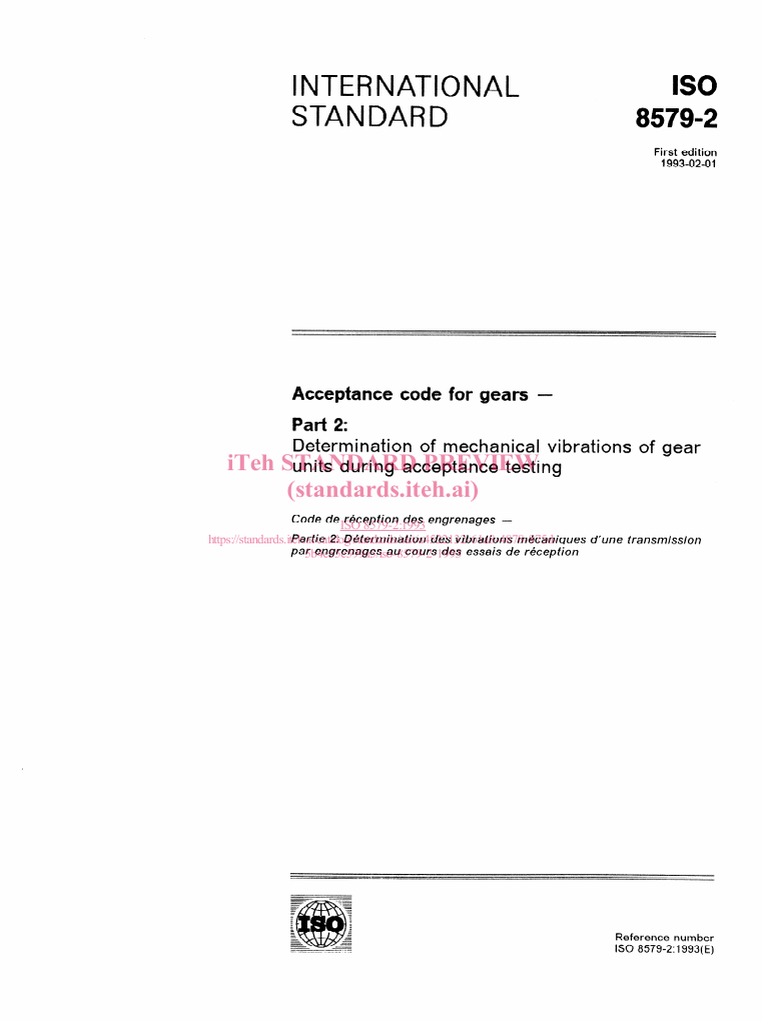 Iso 8579 2 1993 | Download Free PDF | International Organization For ...