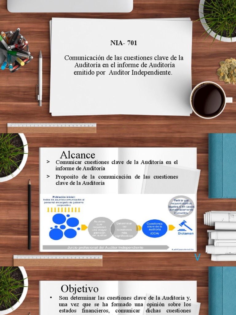 Presentación NIA 701 | PDF | Auditoría | Contralor