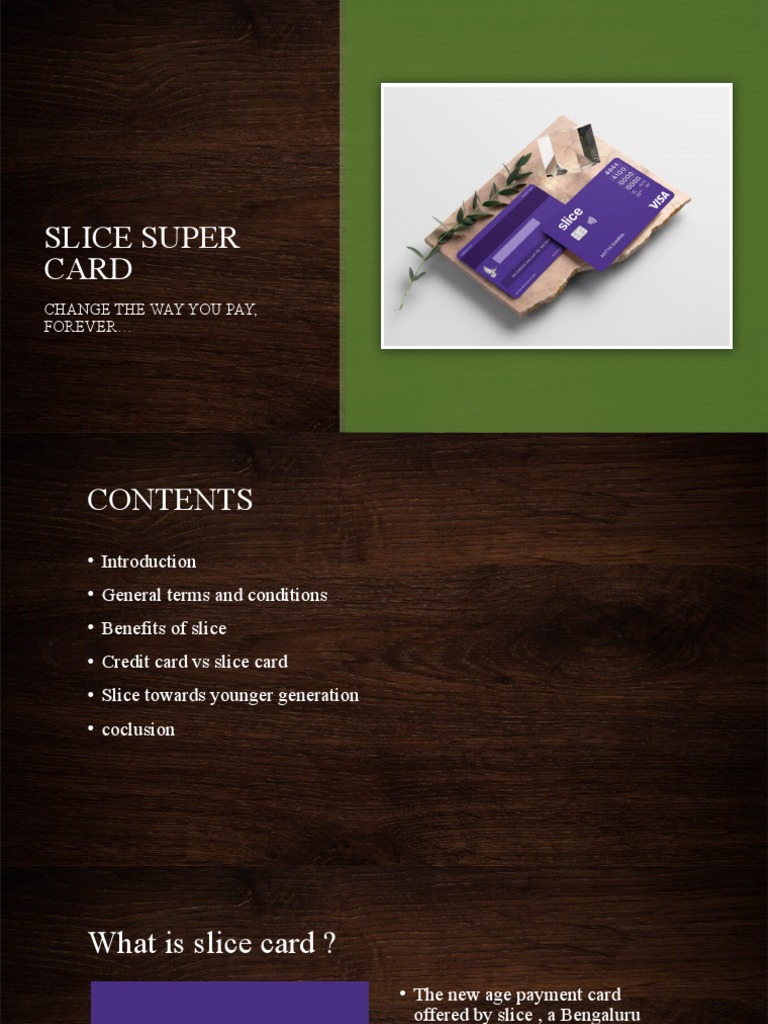 Slice Super Card: Benefits for Students | PDF | Credit Card | Finance ...