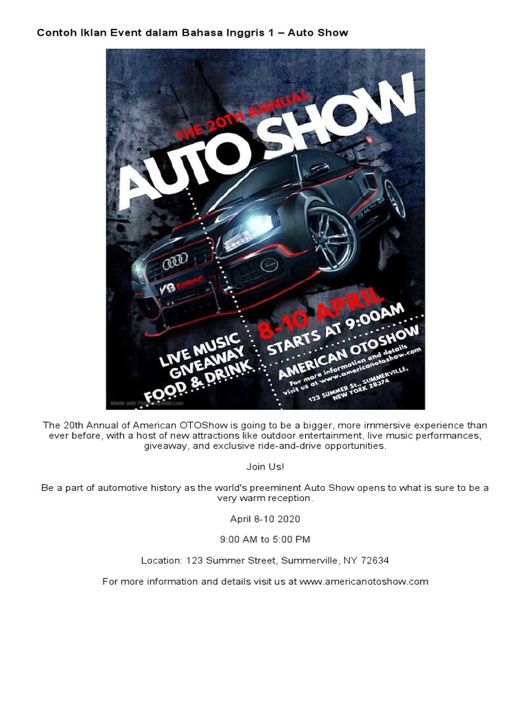 Event Advertisement Poster | PDF